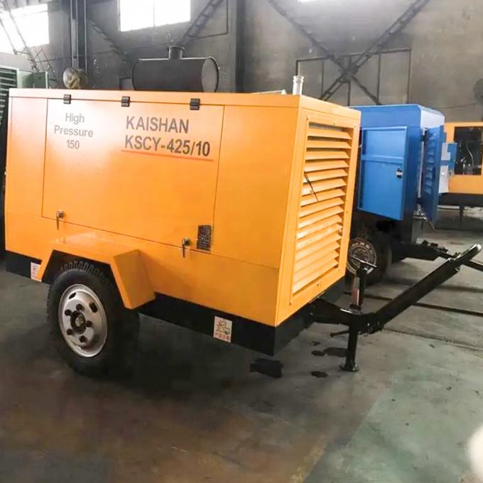 KSCY-425/10 10bar 118Kw Portable Screw Air Compressors For Borehole ...