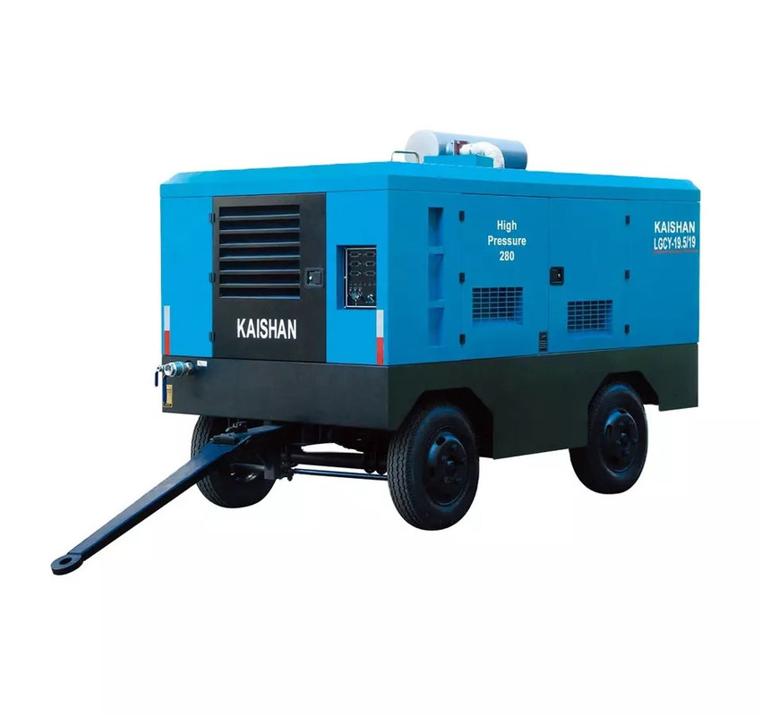 LGCY-19.5/19 Portable Screw Air Compressor For Blasting Water Well ...