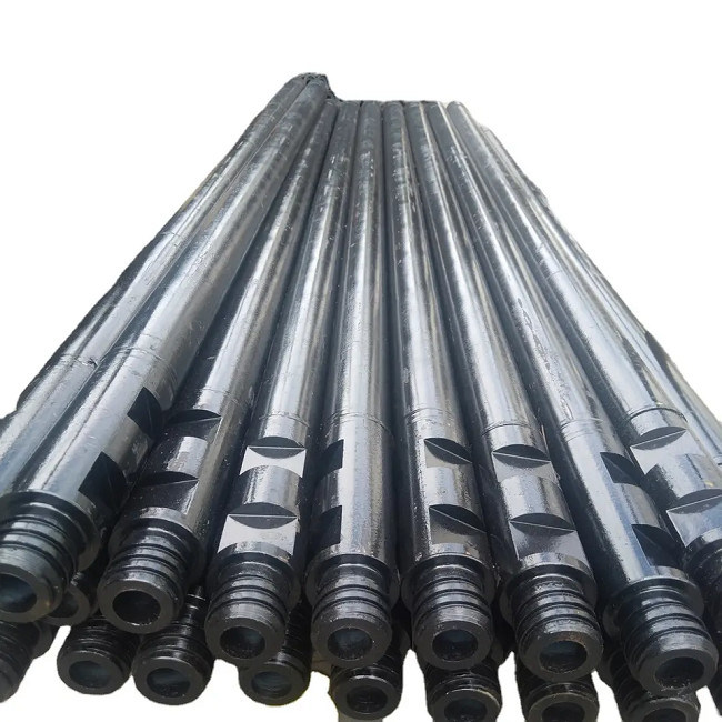 DTH Drill Pipes Drill Rod 76 89 102mm For Mining Drill Rig DTH Hammer ...