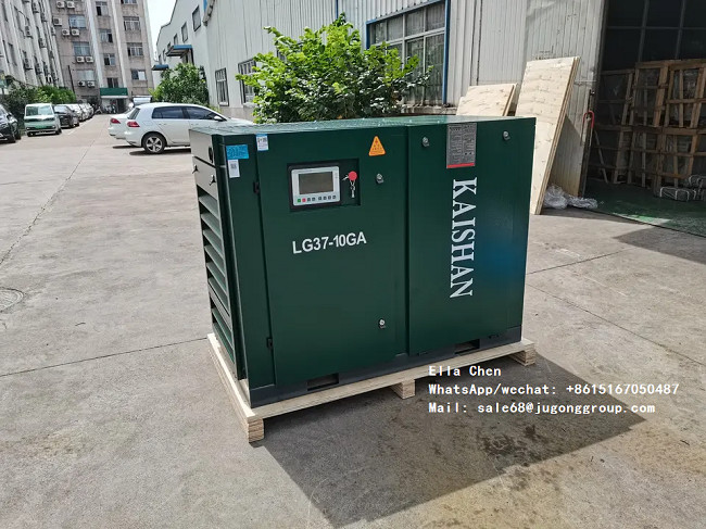 Electric Stationary Rotary Screw Air Compressor 37KW 1Mpa Air Cooling